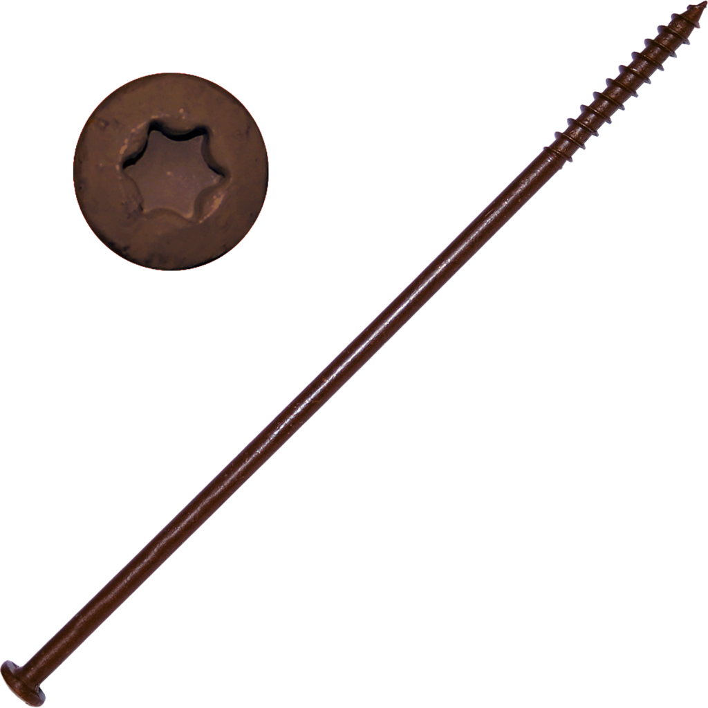 Gutter Screws Brown, Coated - Star Fasteners Plus