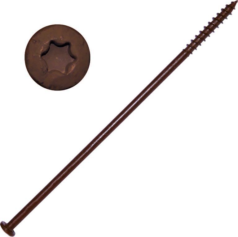 Gutter Screws Brown, Coated - Star Fasteners Plus